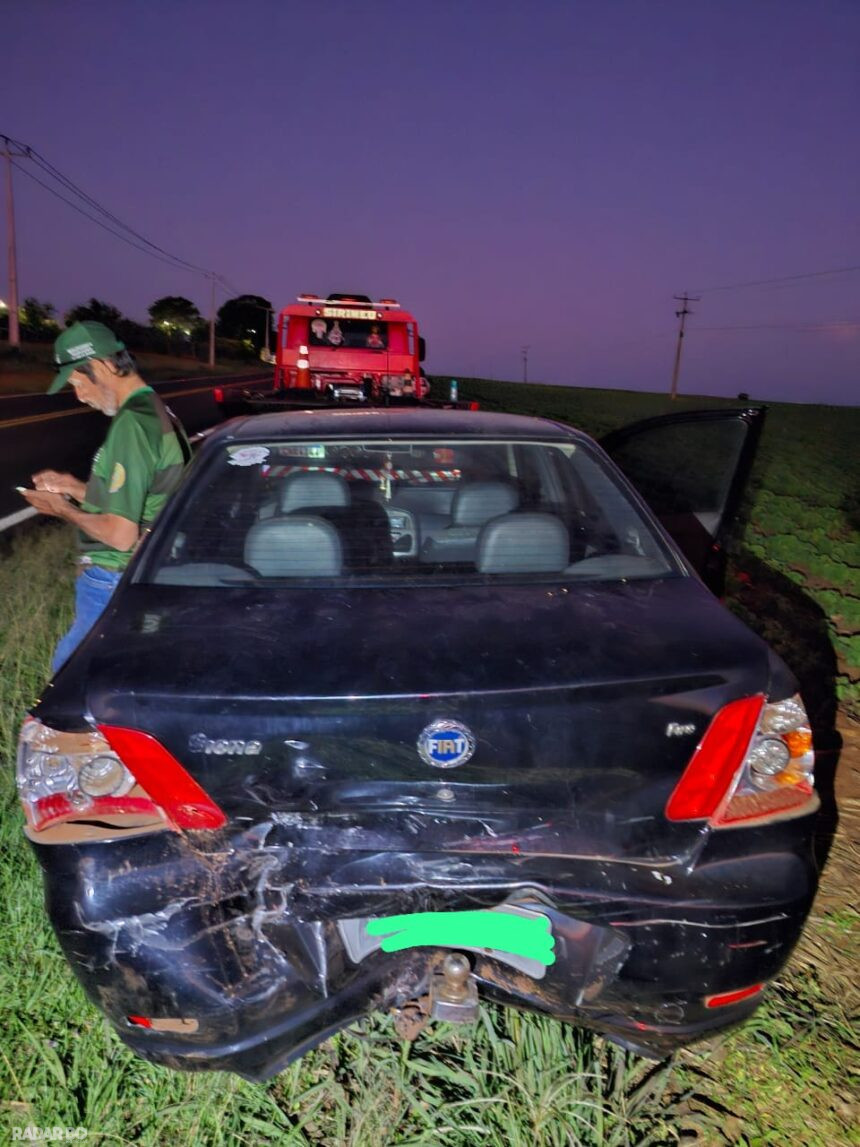Renault Oroch com placas de Toledo se envolve em acidente na PR 364 em ...